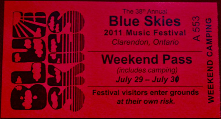 072911 Blue Skies Music Festival, Clarendon, ON – Todd Man Out
